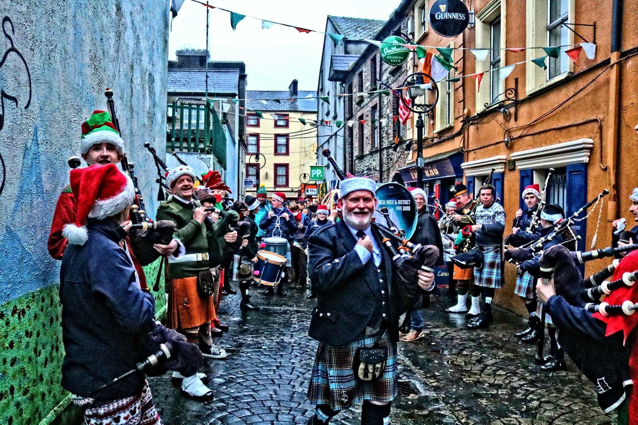 Christmas Eve Parade 2025 – New Ross and District Pipe Band